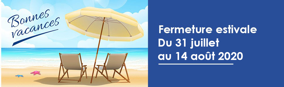 Fermeture annuelle | Détail d'une actualité